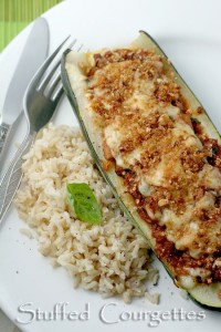 Courgettes stuffed with beef mince and cheese - Cooksister | Food ...
