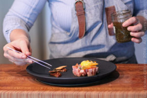 Behind the scenes - filming chef Jacques La Merde for AEG's Tasteology ...