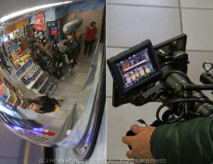 Behind the scenes - filming chef Jacques La Merde for AEG's Tasteology ...