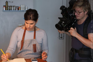 Behind the scenes - filming chef Jacques La Merde for AEG's Tasteology ...