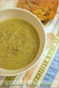 Runner bean soup - Cooksister | Food, Travel, Photography