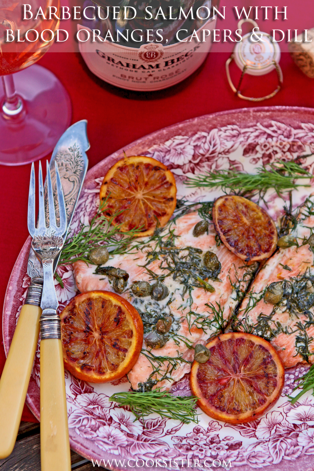 Barbecued salmon with blood oranges and capers - Cooksister | Food ...