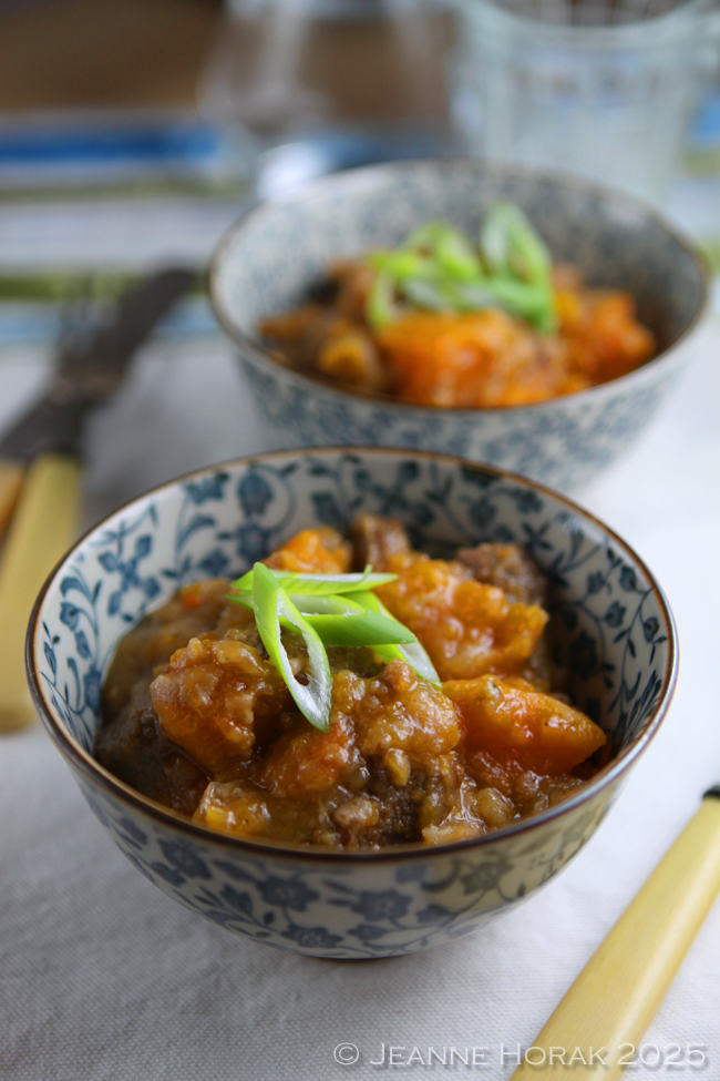 Beef, ginger & butternut squash stew in the Wonderbag™ (GF, dairy-free ...